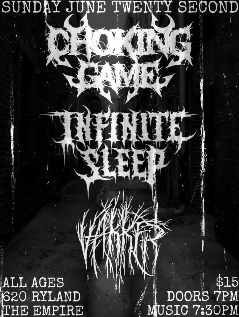 Choking Game, Infinite Sleep & Vakker - Reno's Hometown Post